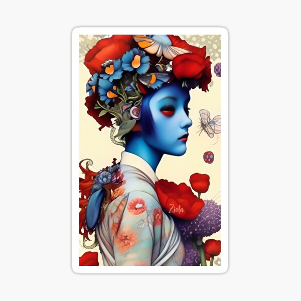 "Dream Different Creative Surreal Pretty Flowers Cute Girl Ancient ...