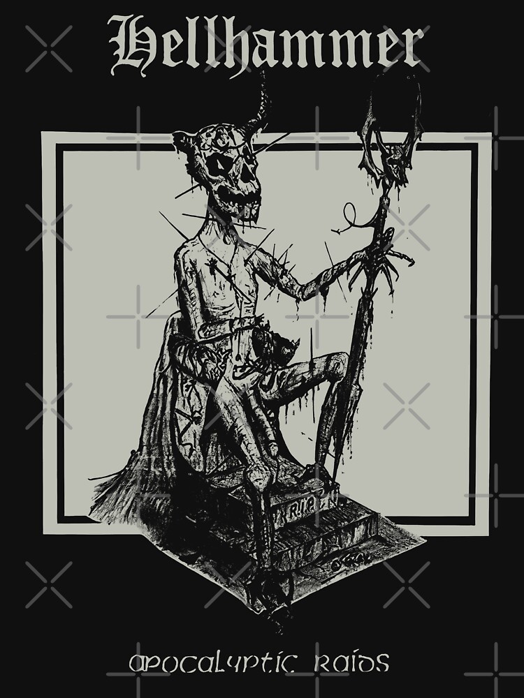 "Hellhammer" T-shirt for Sale by loudmetal | Redbubble | burzum t-shirts - hellhammer t-shirts ...