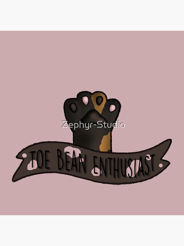 "Toe Bean Enthusiast Tortie With Mixed Beans" Poster for Sale by Zephyr ...