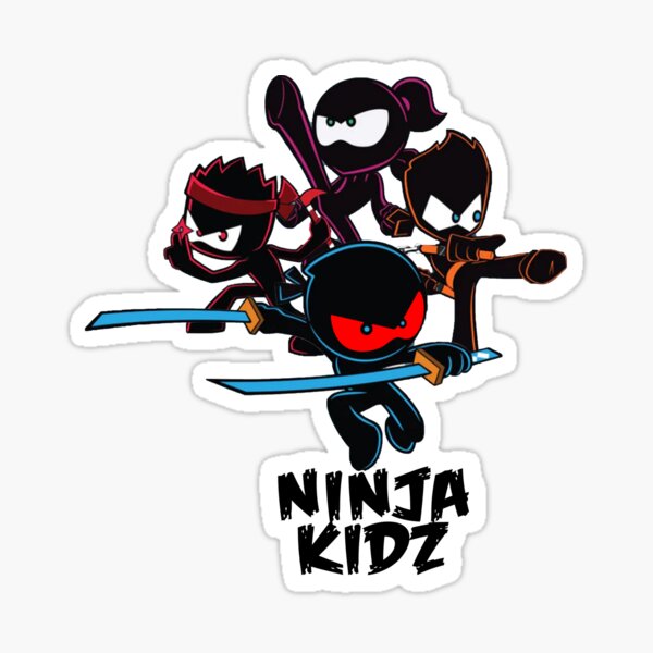 "NINJA KIDZ TV BACKPACK" Sticker for Sale by CasanoCenz | Redbubble
