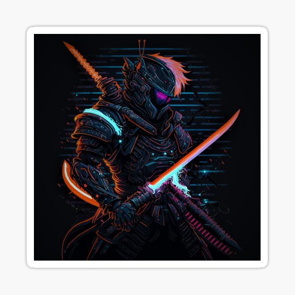 "Samurai " Sticker for Sale by NTGUILTY | Redbubble