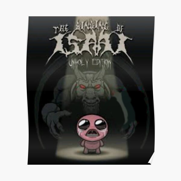 "Binding of Isaac" Poster for Sale by Klausbubble | Redbubble