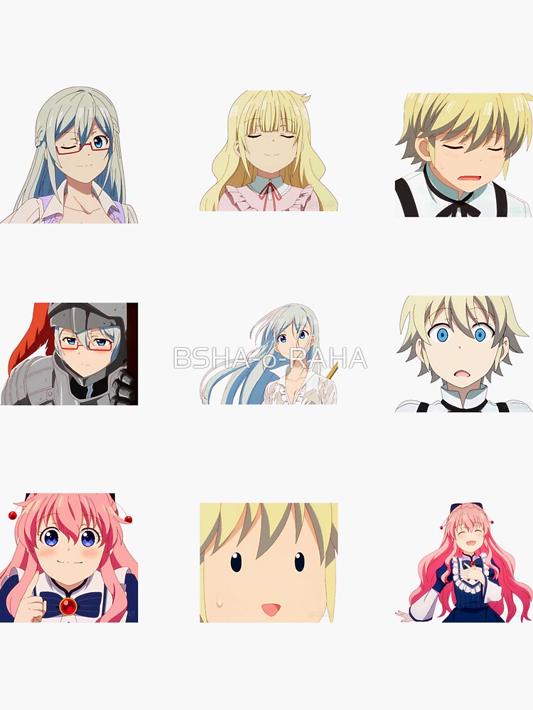 "[ PACK ] Isekai Yakkyoku" Sticker for Sale by BSHA-o-RAHA | Redbubble