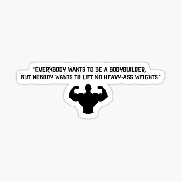 "Gym Ronnie Coleman" Sticker for Sale by AnidShop | Redbubble