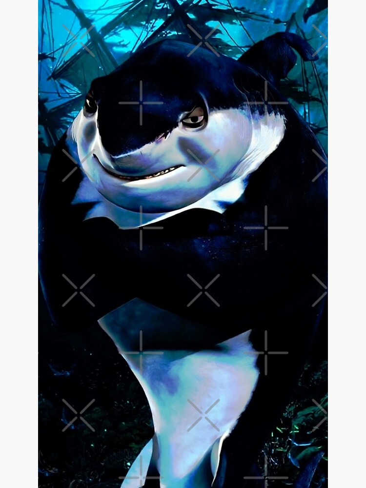 Frankie Shark Tale Poster For Sale By Shining Art Redbubble