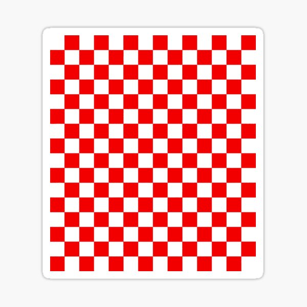"Checkered Croatia " Sticker for Sale by ontological | Redbubble