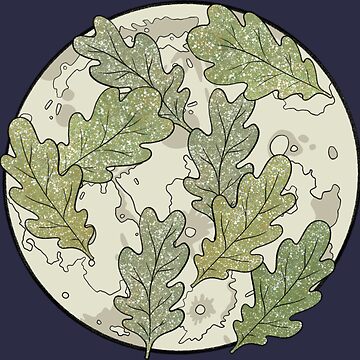 "Oak Moon (December Full Moon)" Sticker for Sale by sarahmutter | Redbubble