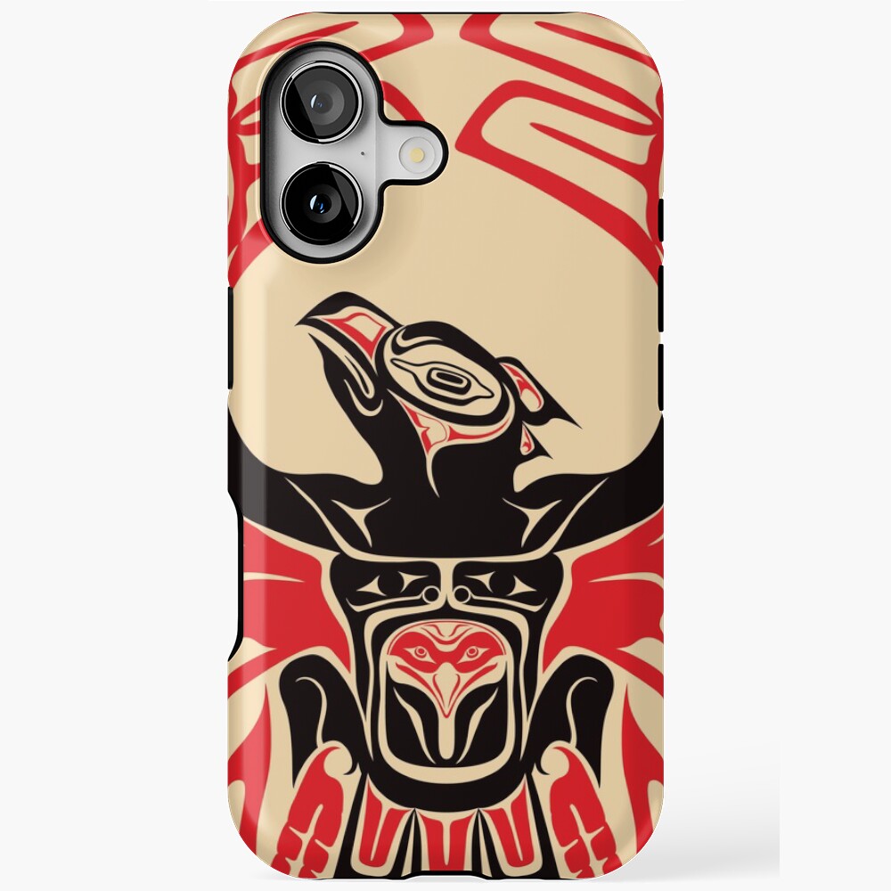 "Firebird Phoenix Thunderbird with Raised Wings, Native American Style ...