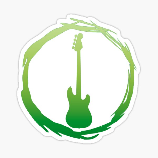 "Bass Logo" Sticker for Sale by wasisnt | Redbubble