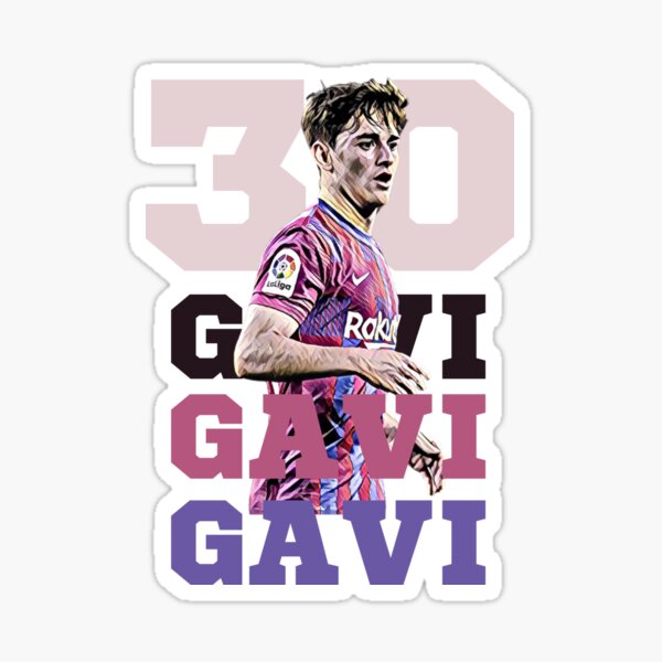 "30 Gavi" Sticker for Sale by Denel-Arts | Redbubble