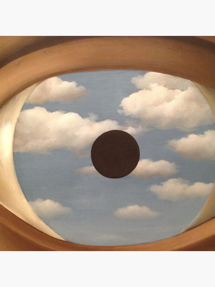 "Rene Magritte Poster, Faux Mirror Print, Rene Magritte Poster Magritte ...