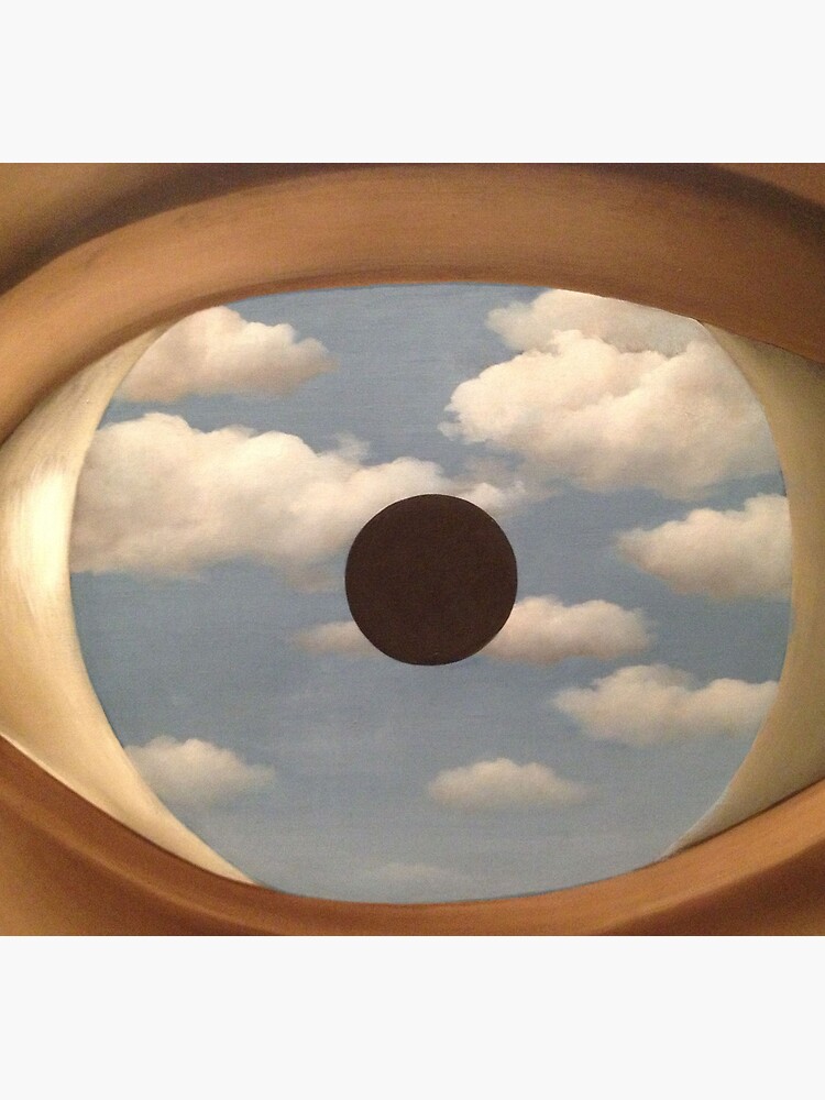"Rene Magritte Poster, Faux Mirror Print, Rene Magritte Poster Magritte ...