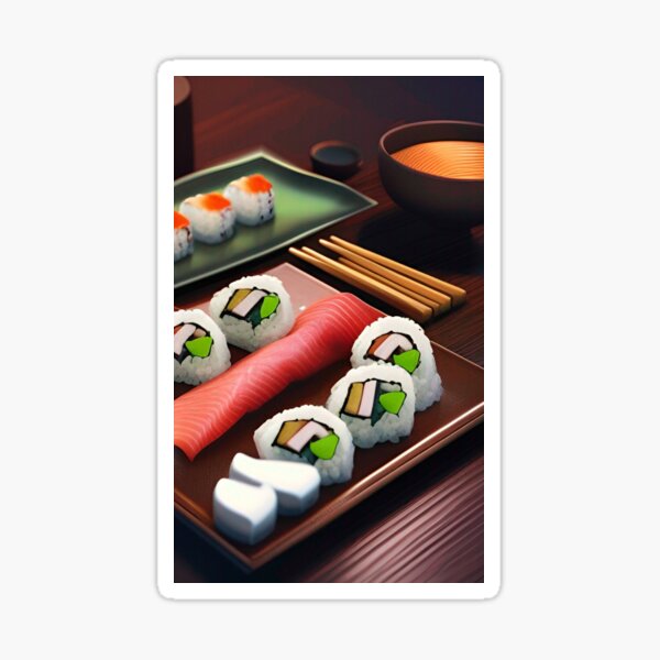"Sushi" Sticker for Sale by A219900 | Redbubble