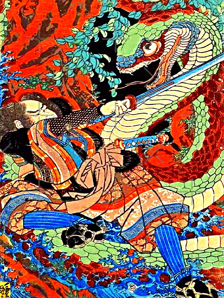 Suikoden Series By Utagawa Kuniyoshi 歌川 国芳 1797 1861 Sticker For Sale By Brainpicturez
