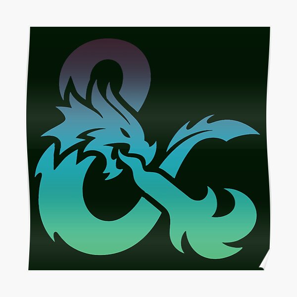 "Dungeons and Dragons Logo" Poster for Sale by NostalgiacNT | Redbubble