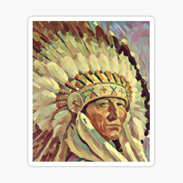"Chief" Sticker for Sale by starfishstuff | Redbubble