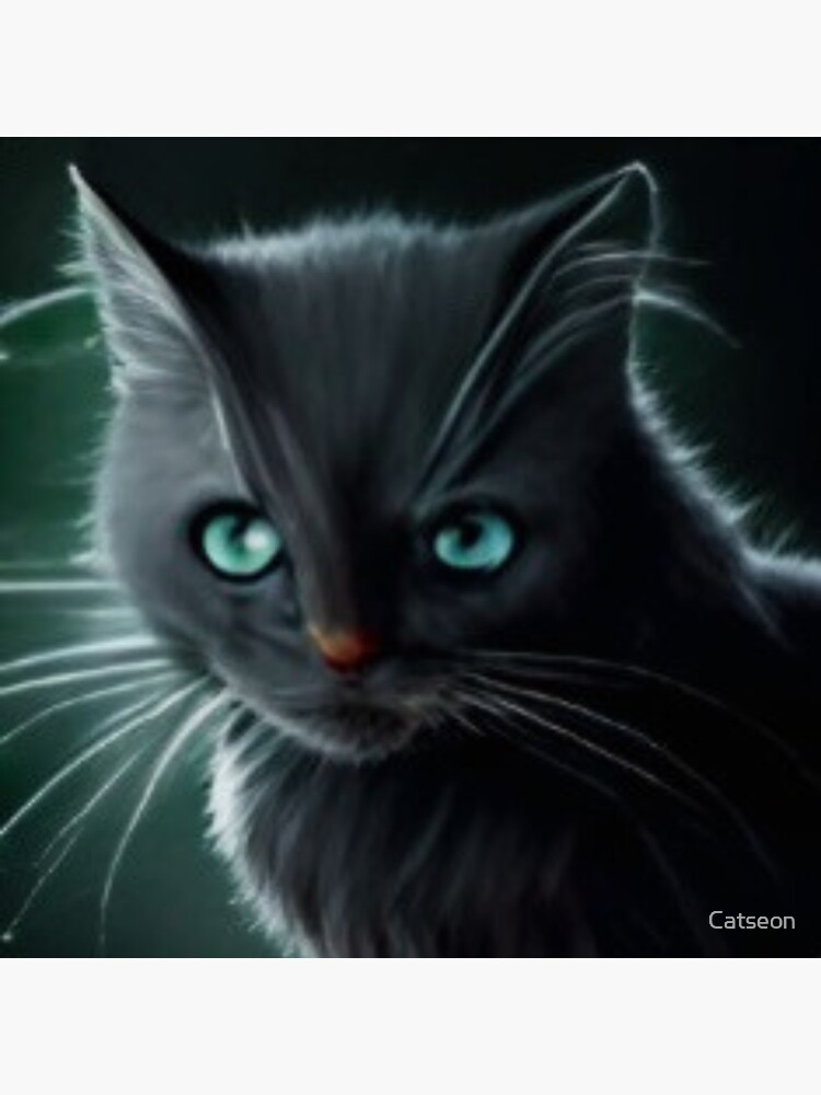 "Cute cosmic kitty | Black cat" Sticker for Sale by Catseon | Redbubble