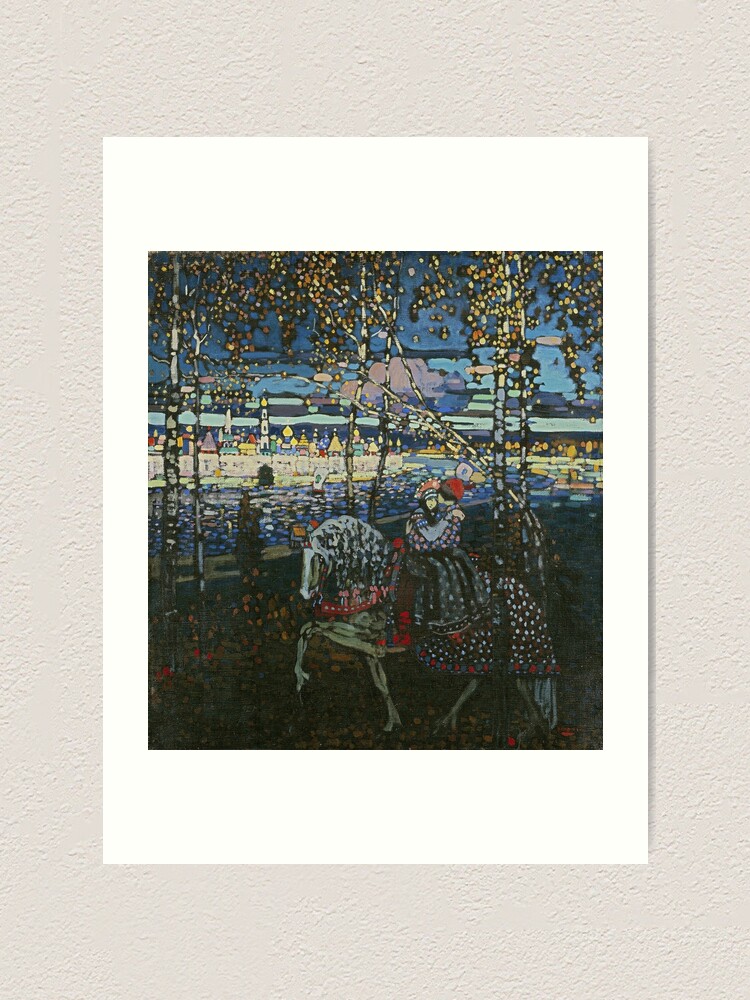 "Wassily Kandinsky Riding Couple (1906 - 1907) | Wassily Kandinsky ...