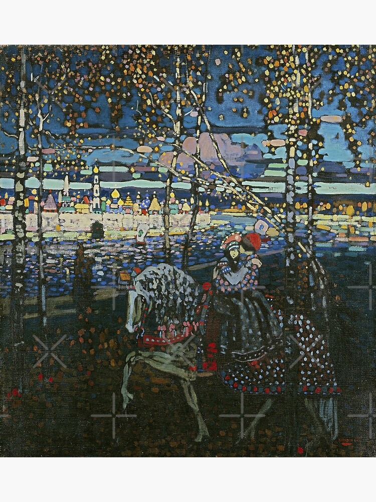 "Wassily Kandinsky Riding Couple (1906 - 1907) | Wassily Kandinsky ...