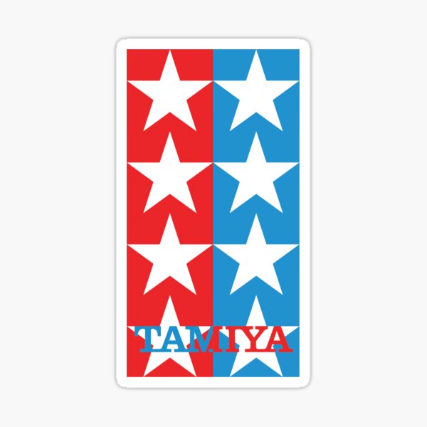 "Tamiya Banner" Sticker by vacuousstare | Redbubble