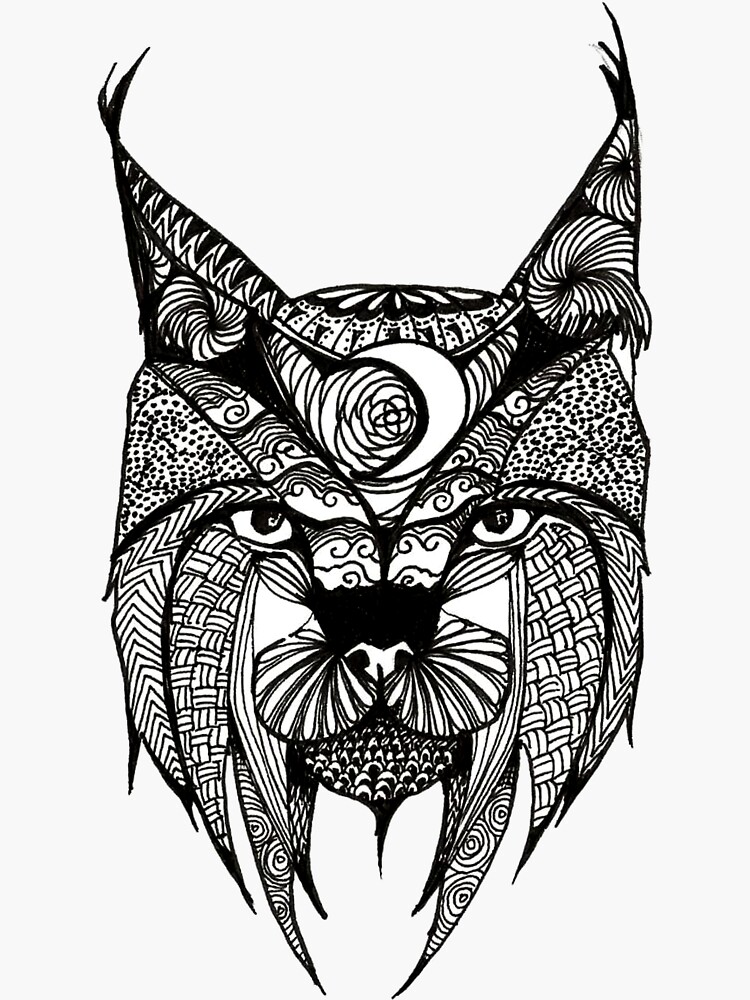 "Lynx / Bobcat - Totem Animal / Spirit Guide" Sticker for Sale by ...
