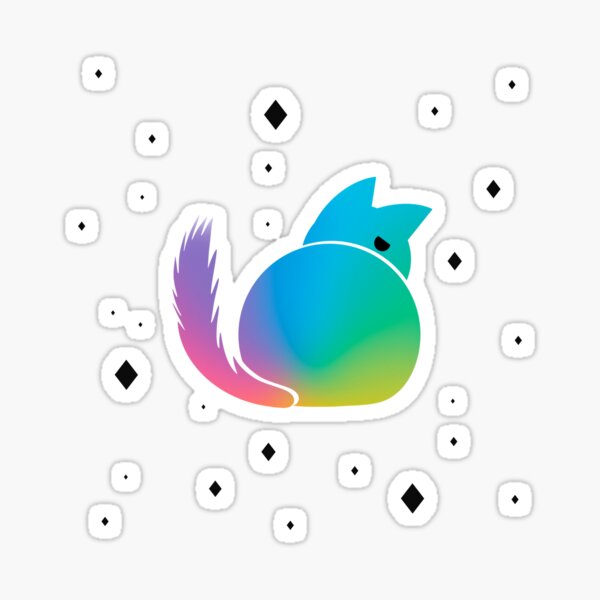 "Neurodiversity Pride - Overstimulated Cat" Sticker for Sale by NDPride ...