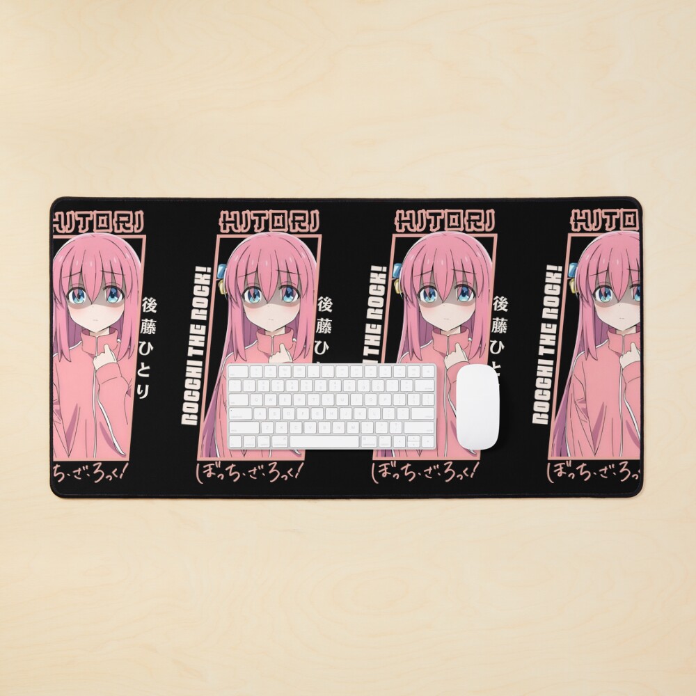"Hitori Gotoh Bocchi The Rock" Mouse Pad for Sale by comFad | Redbubble