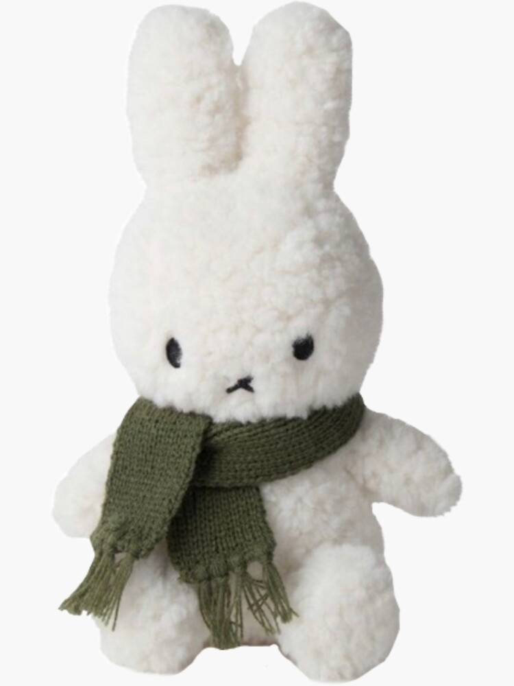 "Winter Miffy Plushie" Sticker for Sale by Ashweed | Redbubble
