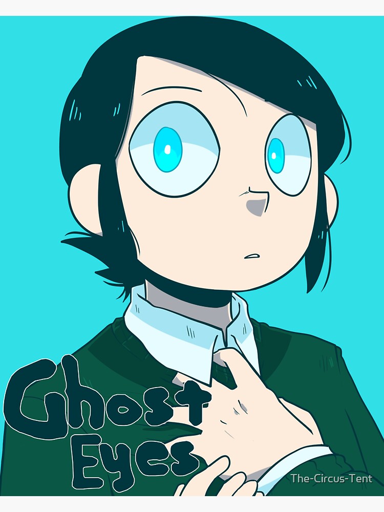 "Ghost Eyes: Tobias" Sticker for Sale by The-Circus-Tent | Redbubble