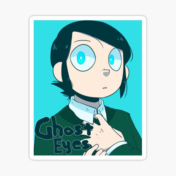 "Ghost Eyes: Tobias" Sticker for Sale by The-Circus-Tent | Redbubble