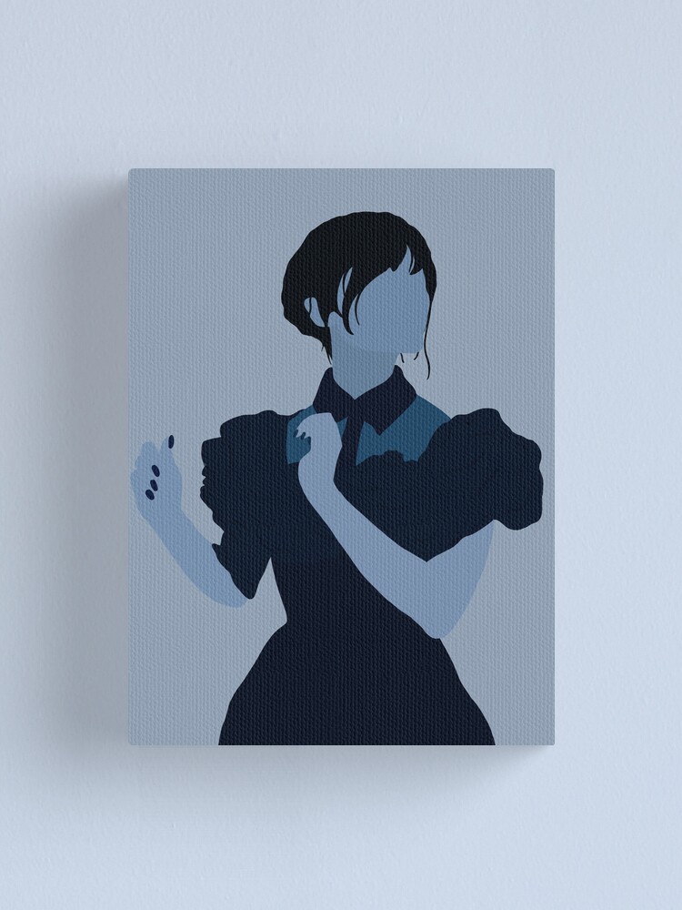 "Wednesday Addams dancing at the Rave’N Jenna Ortega Netflix" Canvas ...
