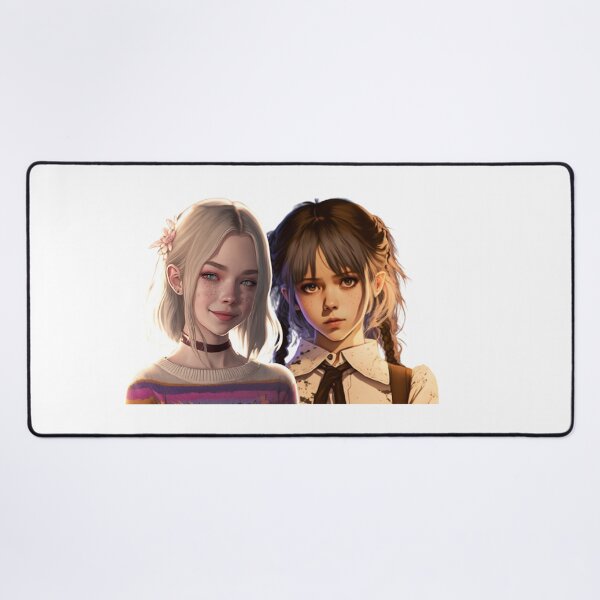 "Wednesday Addams and Enid Sinclair | Emma Myers and Jenna Ortega ...