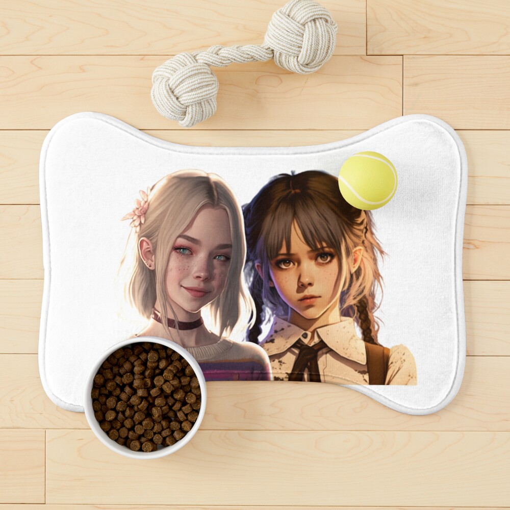 "Wednesday Addams and Enid Sinclair | Emma Myers and Jenna Ortega ...