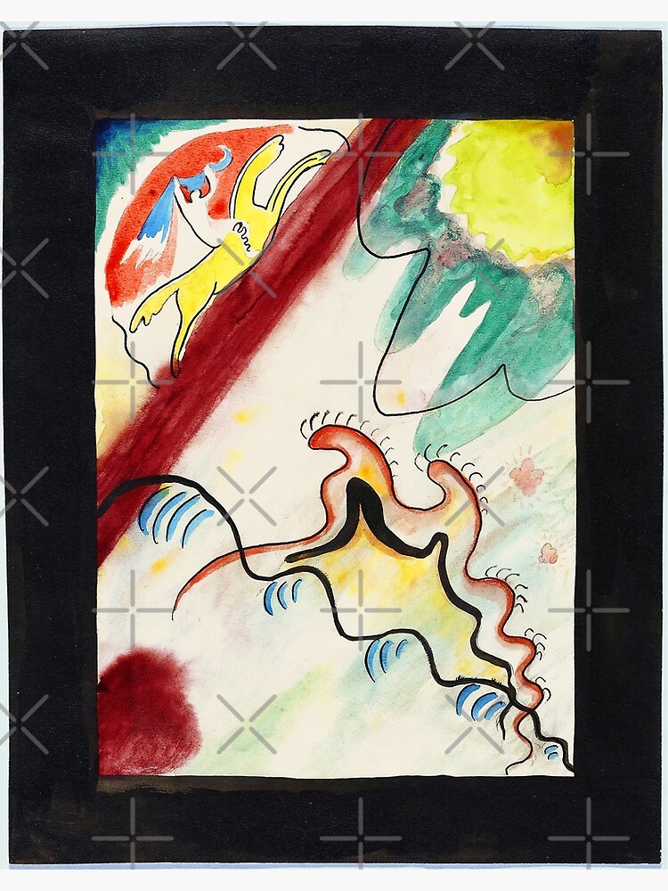 "Wassily Kandinsky The Blue Rider VIIII (1911) | Wassily Kandinsky ...