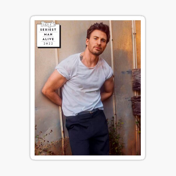 "Chris Evans" Sticker for Sale by justforya | Redbubble