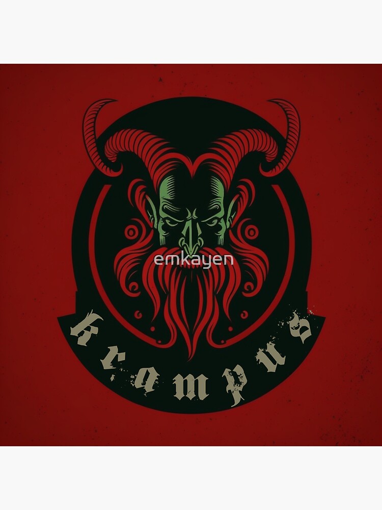 "Krampus" Sticker for Sale by emkayen | Redbubble