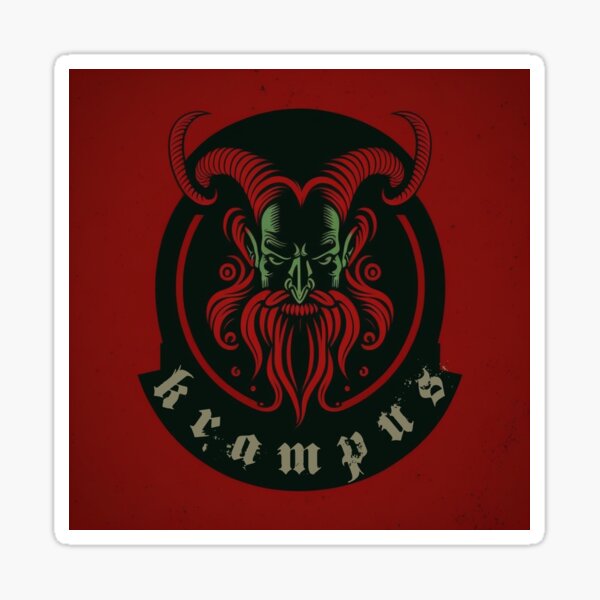 "Krampus" Sticker for Sale by emkayen | Redbubble