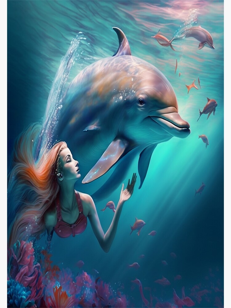 "Bella AMG - Realistic Mermaids Swimming with A dolphin (Edition #3 ...