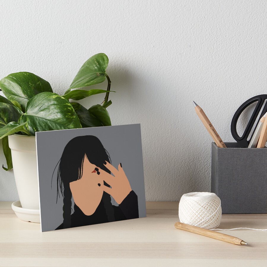 "Wednesday Addams in fencing match bleeding Netflix Jenna Ortega " Art ...