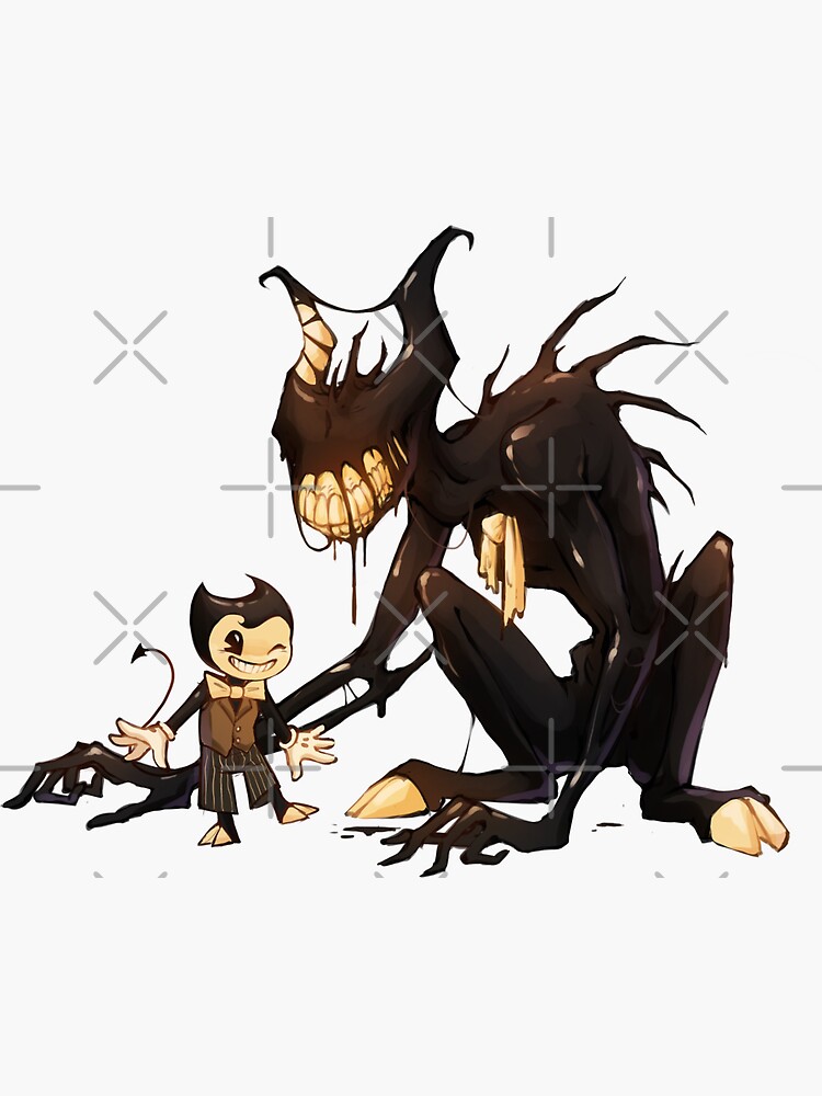 "Bendy's hooves" Sticker for Sale by BootsDotEXE | Redbubble