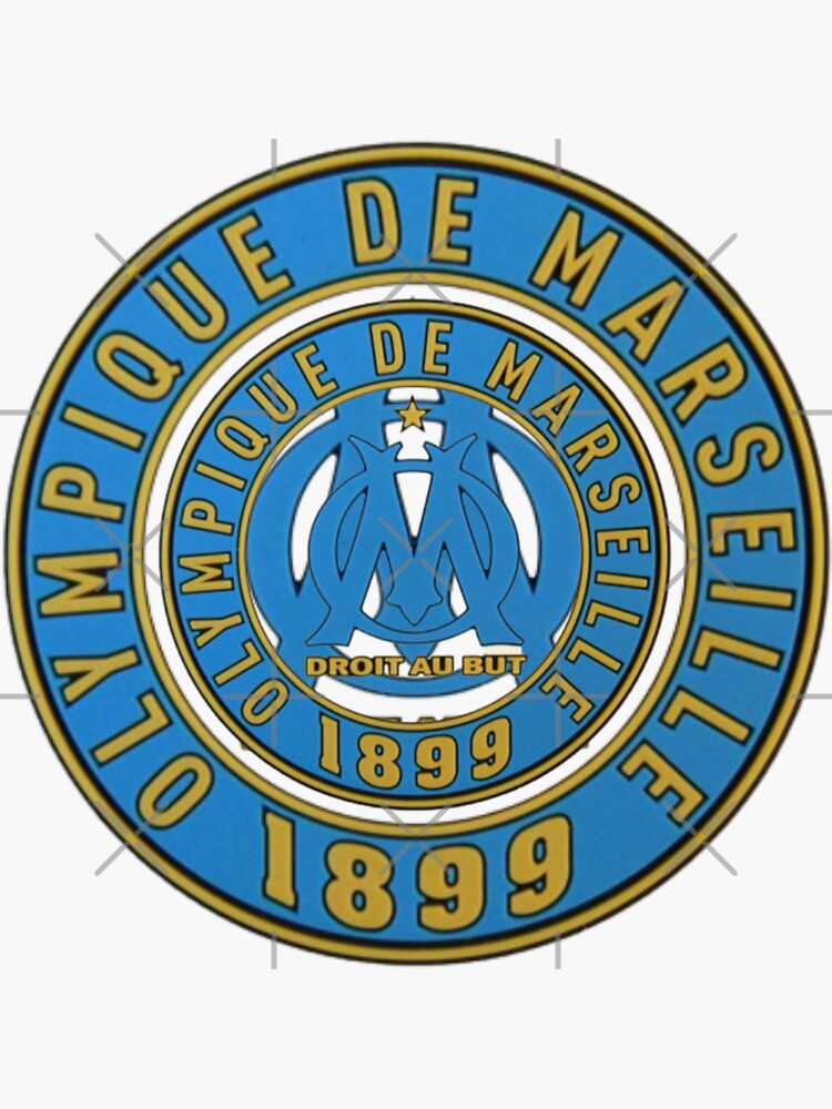 "Marseille olympic logo" Sticker for Sale by comores22 | Redbubble