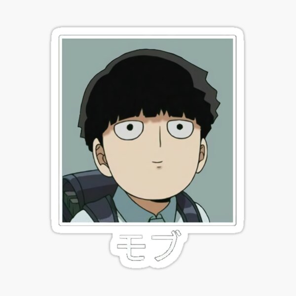 "Shigeo " Sticker for Sale by zelbypraw | Redbubble
