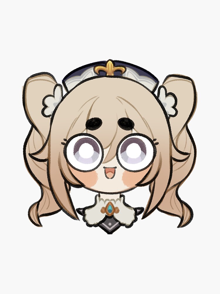 "Barbara Genshin Chibi " Sticker for Sale by isnotanoctopus | Redbubble