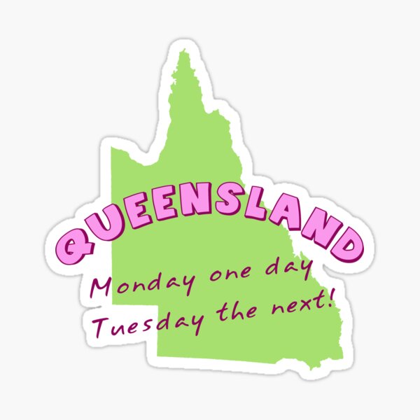 "Queensland" Sticker by TimmyGumnut | Redbubble