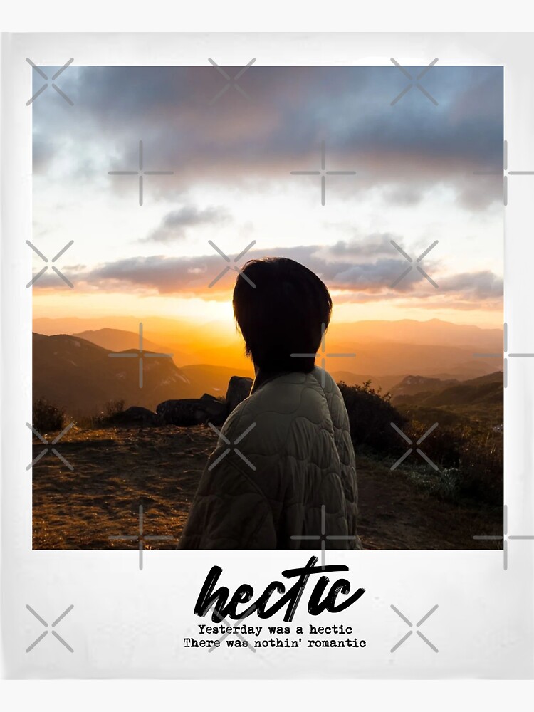 "rm - hectic" Sticker for Sale by mymikrokosmos | Redbubble