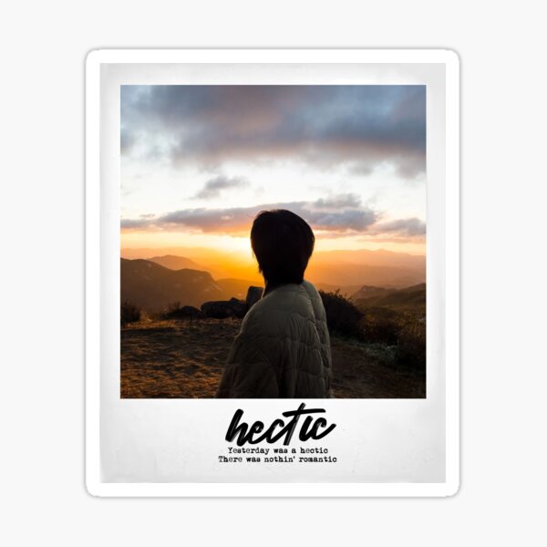 "rm - hectic" Sticker for Sale by mymikrokosmos | Redbubble