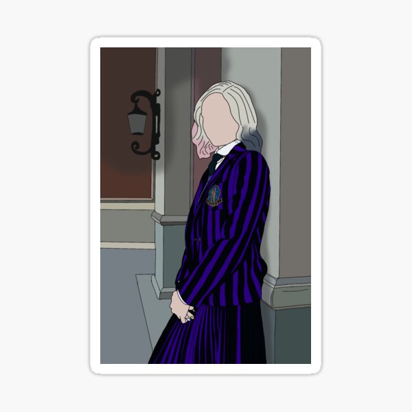 "Casual Enid Sinclair" Sticker for Sale by Silver-Cleo | Redbubble