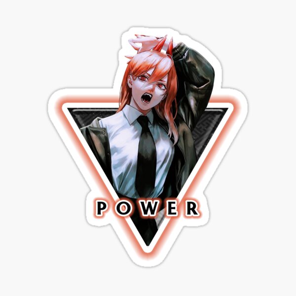"POWER - CHAINSAW MAN" Sticker for Sale by PeNge2000 | Redbubble