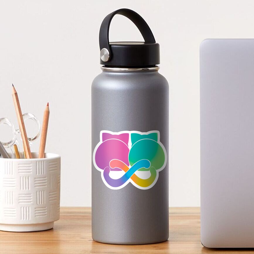 "Neurodiversity Pride - Neurodiversity Ally Infinity Cats - WHITE ...