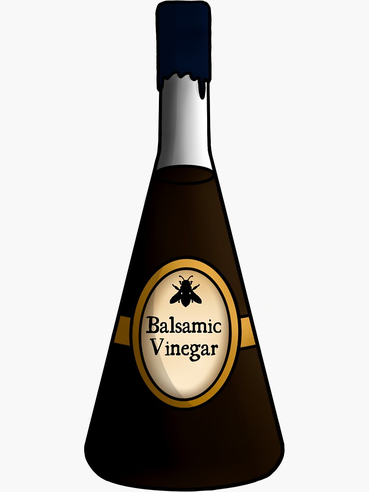 "Aged Balsamic Vinegar " Sticker for Sale by honeybeepaper | Redbubble